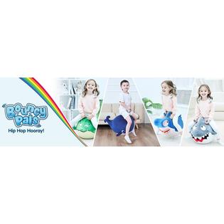 iPlay, iLearn Bouncy Pals Kids Whale Hopper Ball, Ride on Hopping Toy ...
