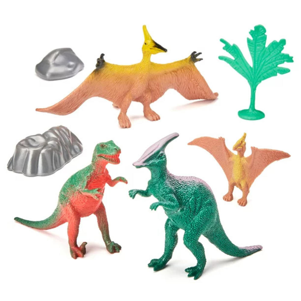 Adventure Force 40-Piece Jumbo Bucket Play Set, Dinosaurs