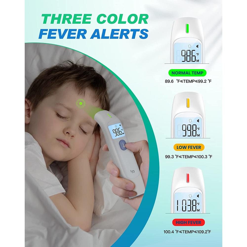 Femometer Baby Digital Thermometer, No-Touch Forehead Thermometer for ...