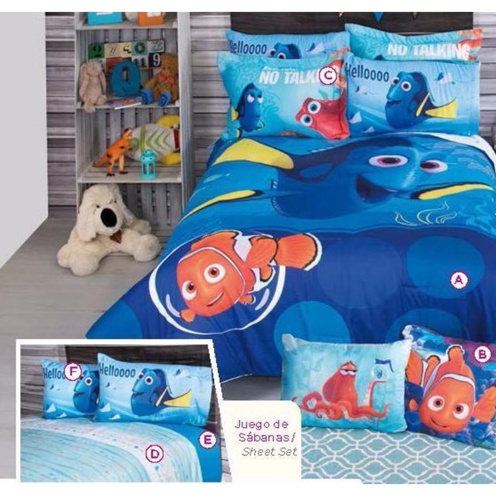 STF Finding Nemo Dory Comforter Bedspread Sheet Set Girl Disney TWIN ...