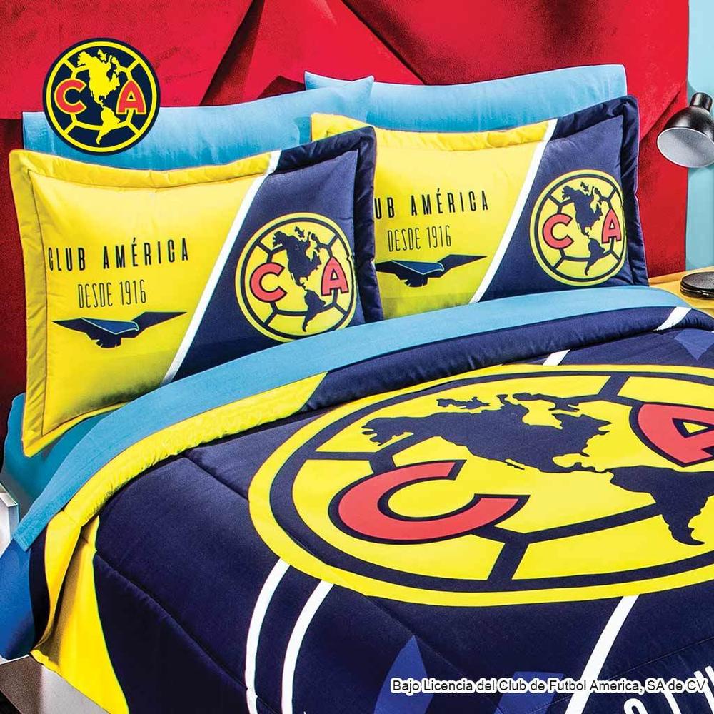 STF Club America Bedding Set Comforter Shams Colcha Soccer 7PC LIMITED ...