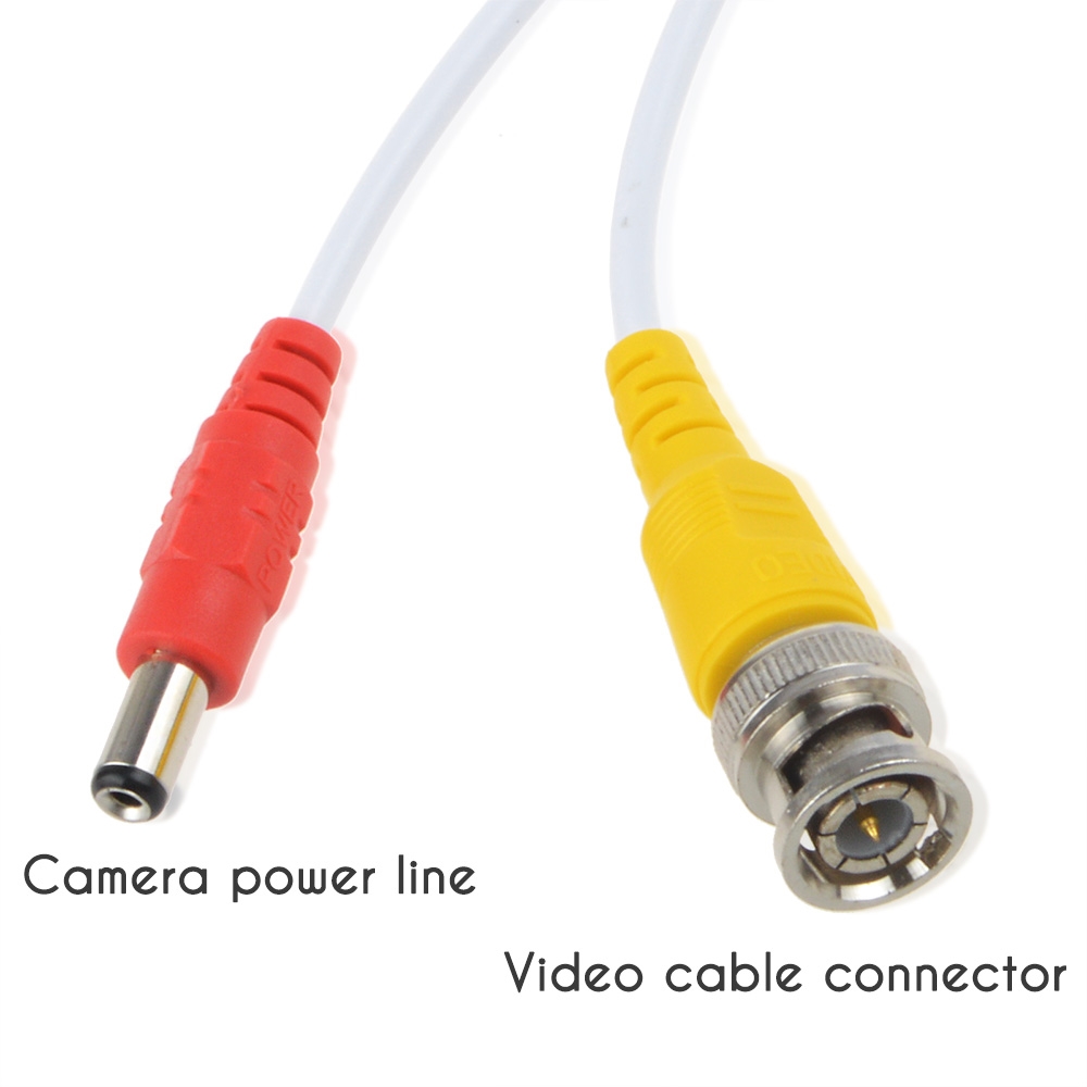 ABLEGRID Pre-made All-in-One BNC Video and Power Cable Wire Cord for HD ...