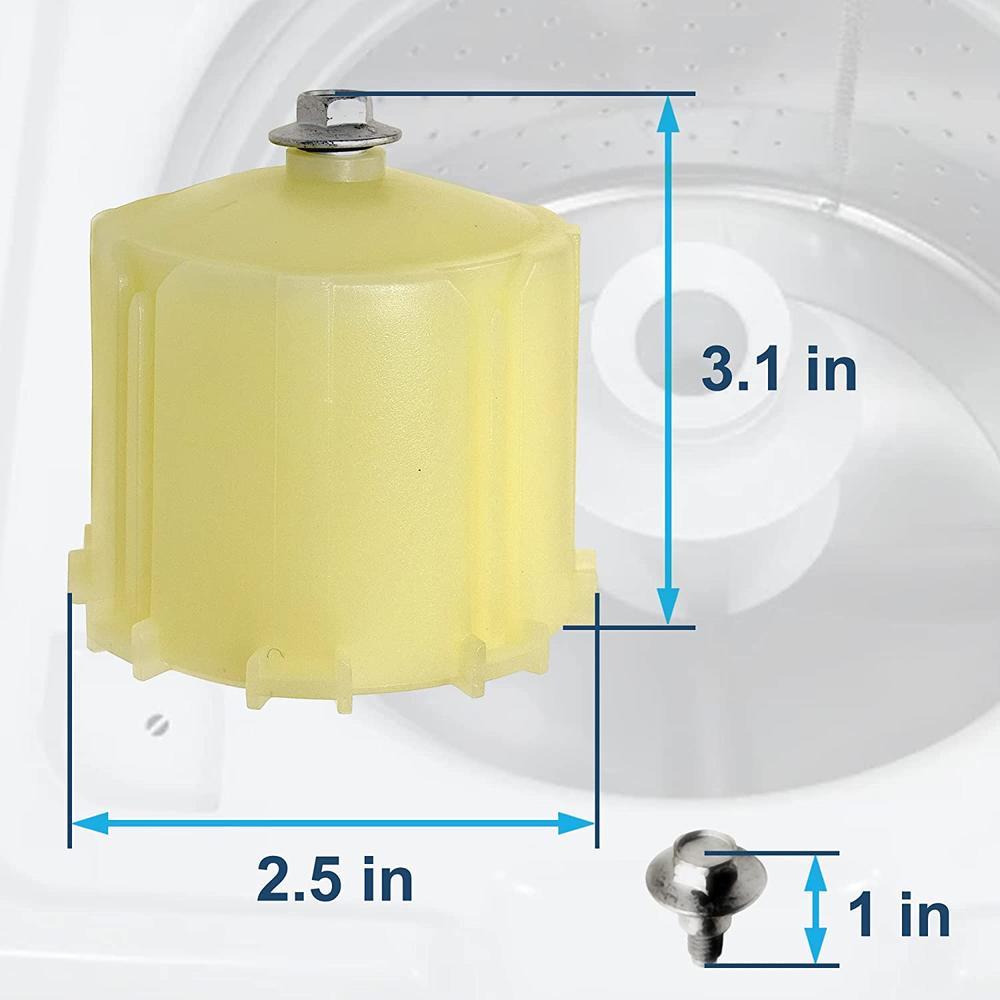 HQRP Washer Agitator Coupling Kit fits Hotpoint HLSR1090J5WW ...