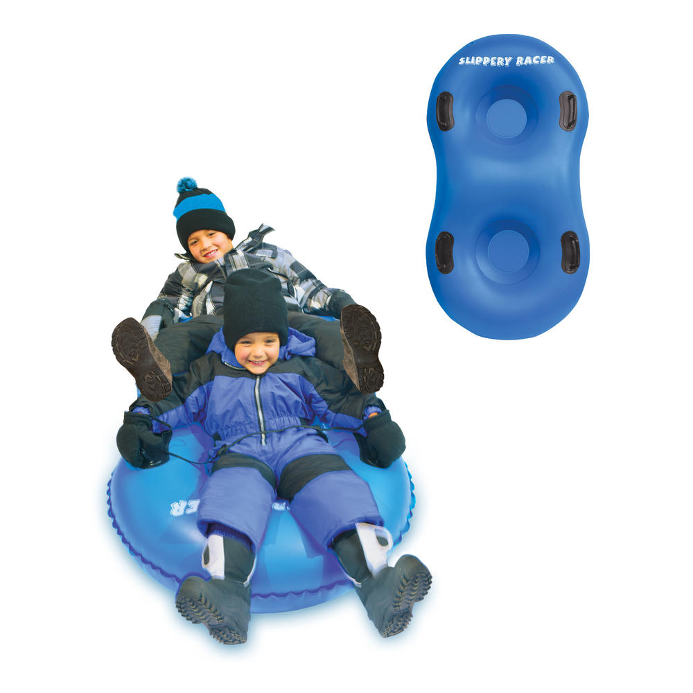 Slippery Racer AirDual 2-Person Inflatable Snow Tube