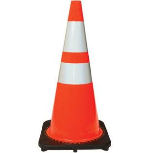 Work Area Protection Corp 28" Orange traffic cone with two reflective ...
