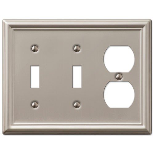 Classic Double Toggle and Single Duplex 3-Gang Decora Wall Switch Plate ...