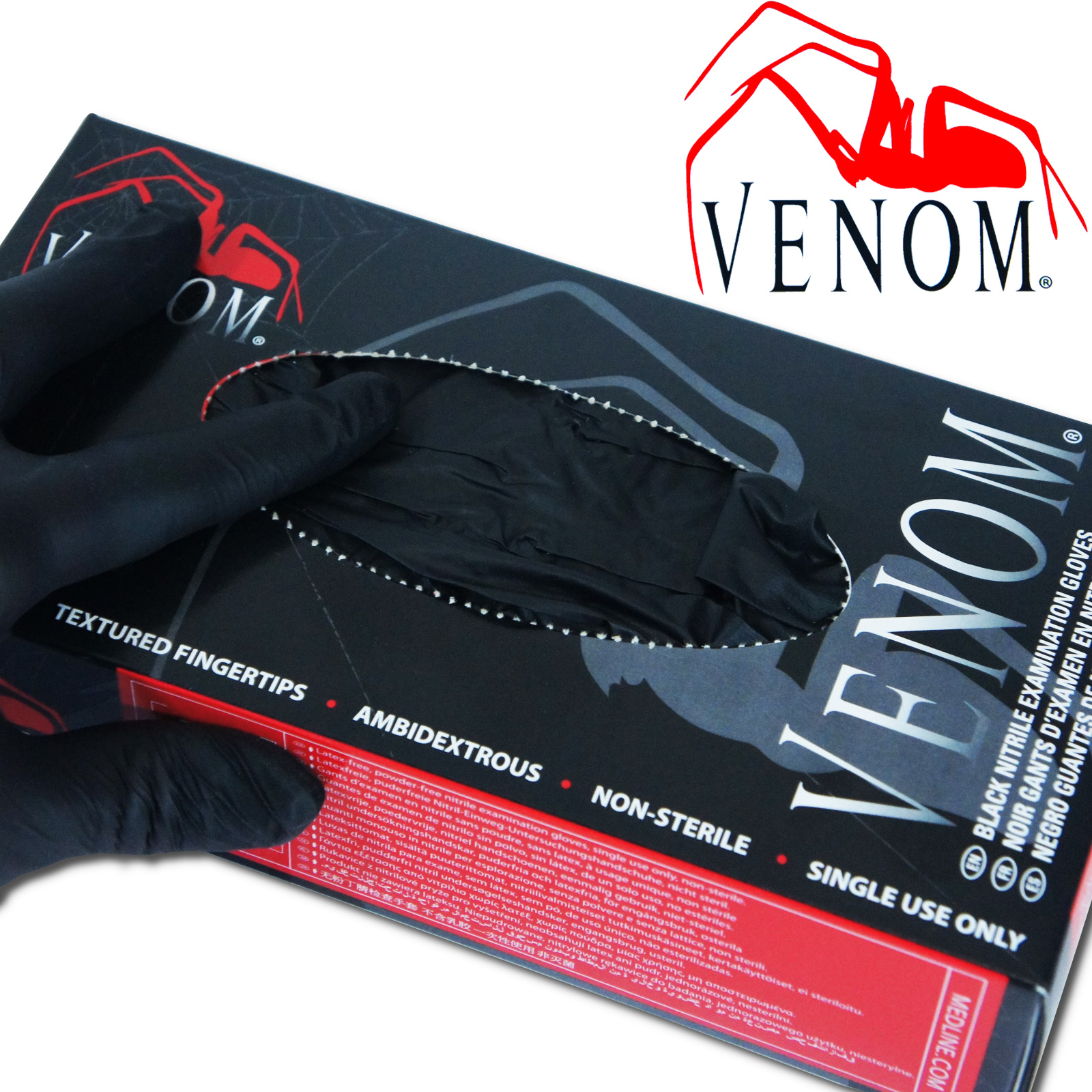 Venom 1000 Extra Small Venom Medical Examination Gloves Dentist Salon ...