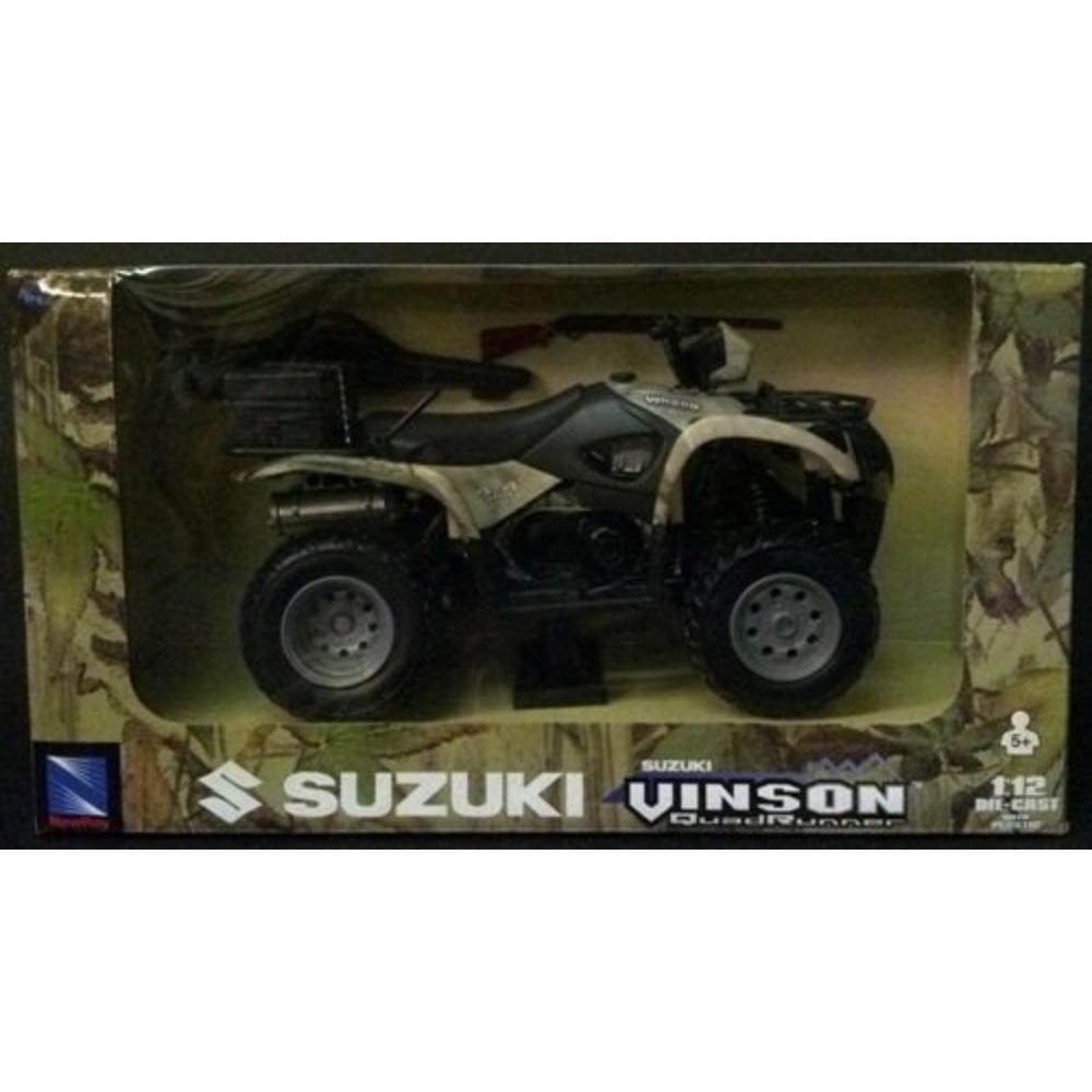 NewRay Toy Suzuki Vinson Auto 500 4x4 Camo ATV Diecast 1:12 Scale Toy ...