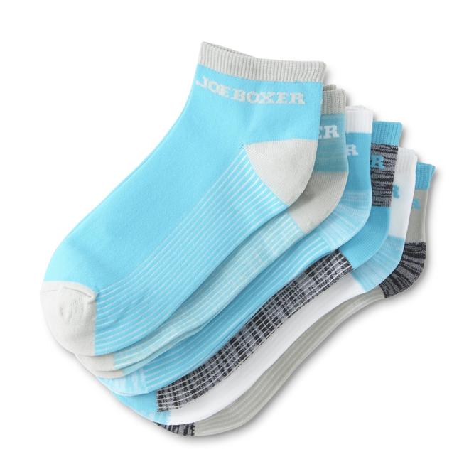 Joe Boxer Women's 6-Pairs Low-Cut Socks - Colorblock & Space Dyed