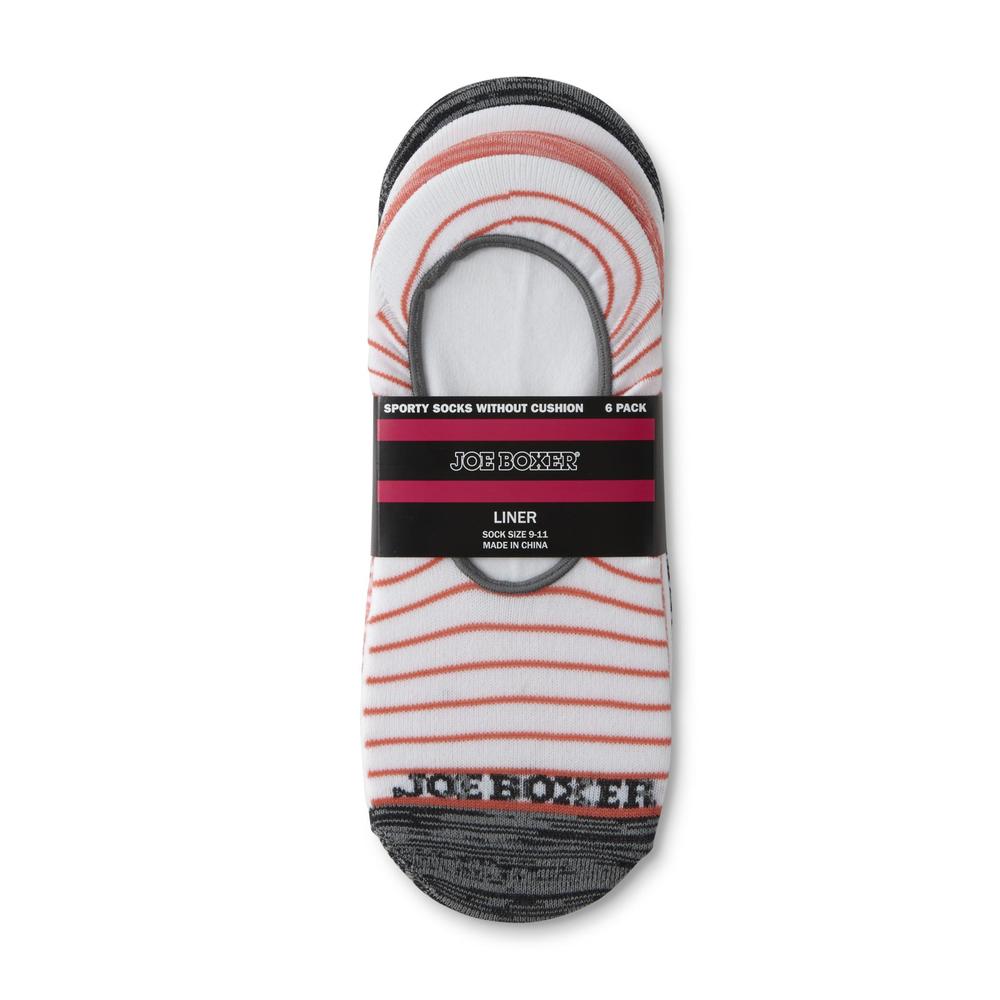 Joe Boxer Women's 6-Pairs Athletic Sock Liners
