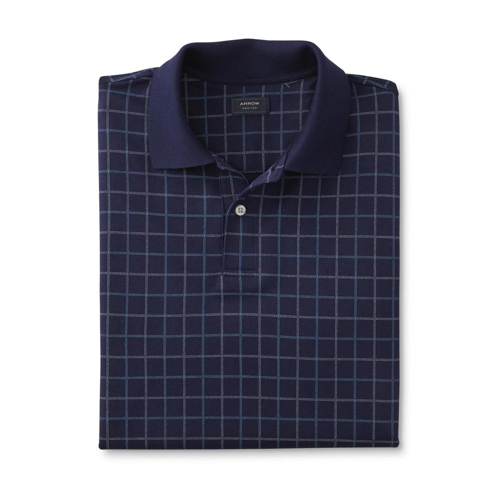 Arrow Men's Polo Shirt - Windowpane