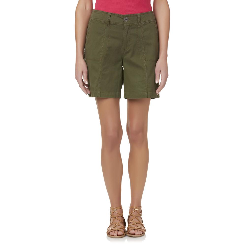 Basic Editions Women's Utility Shorts