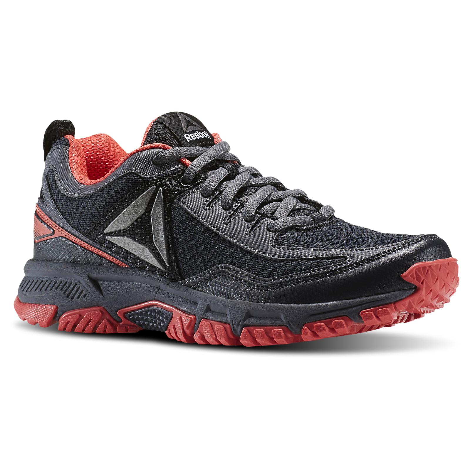 Reebok Women's Ridgerider Trail Shoe - Black/Red