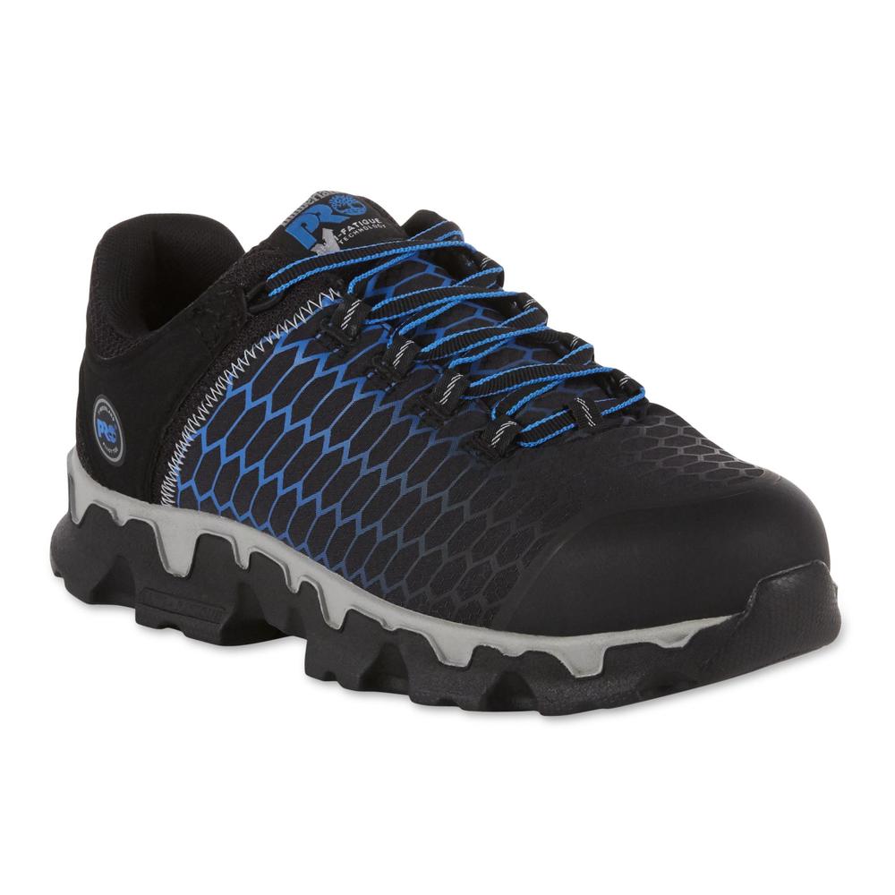 Timberland PRO Men's Powertrain Sport Alloy Toe EH Work Shoe - Black/Blue