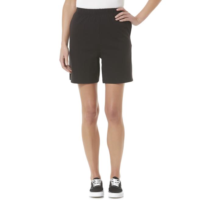 Basic Editions Womens Knit Shorts
