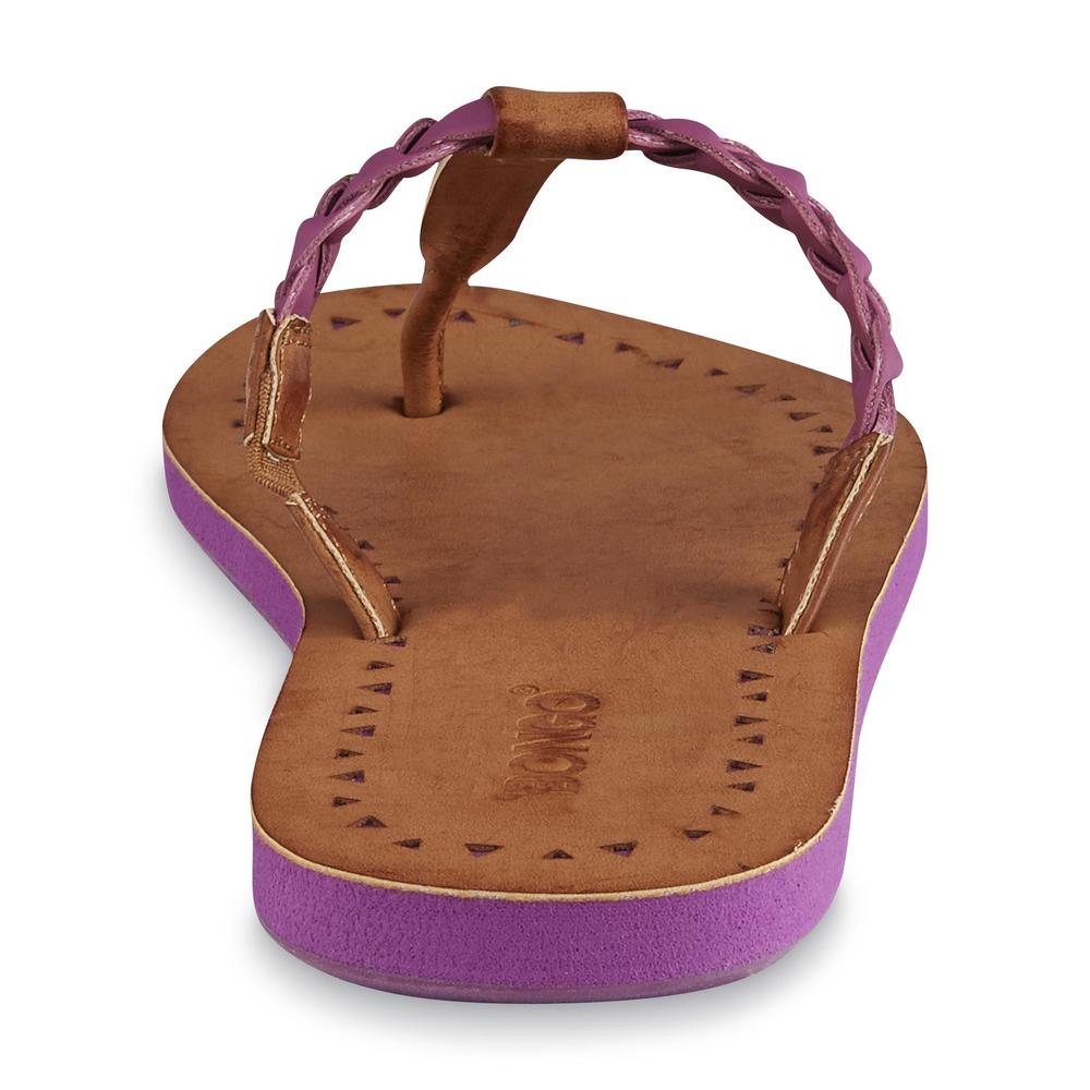 Bongo Women's Finley Purple Thong Sandal