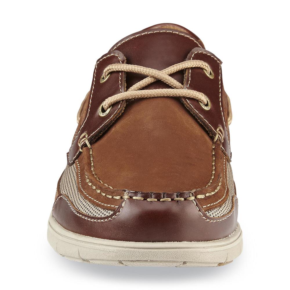 Thom Mcan Mens Port Leather Boat Shoe Brown