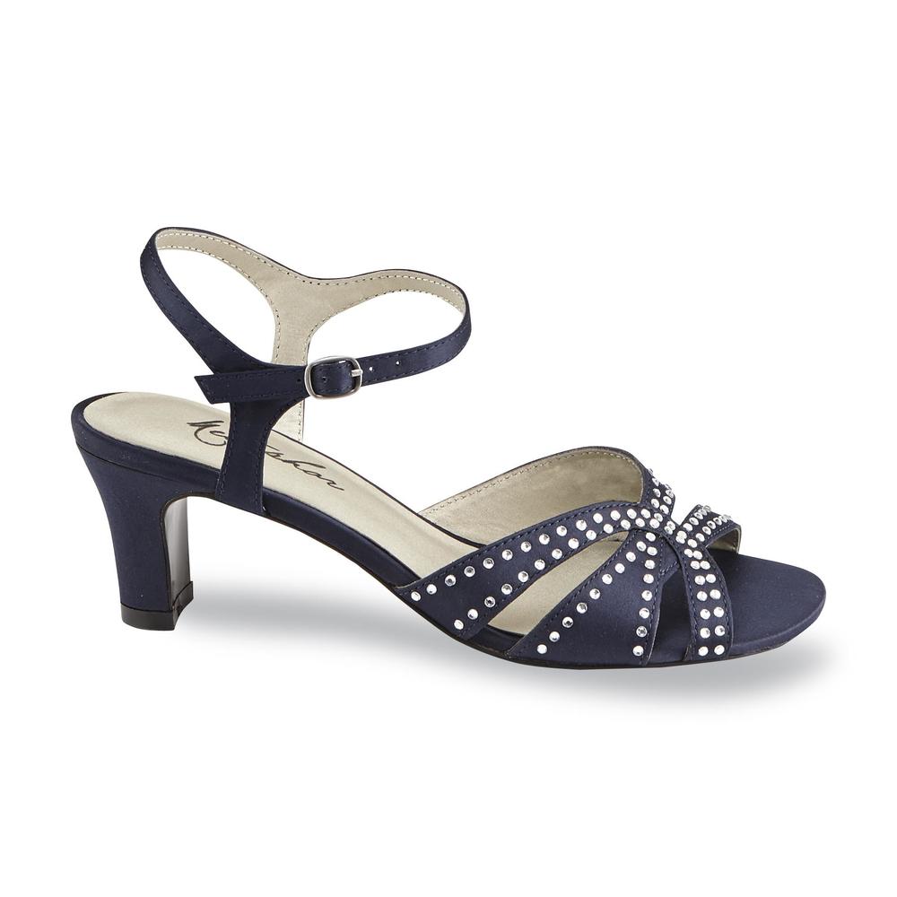 Metaphor Women's Tristan Navy Ankle-Strap Sandal