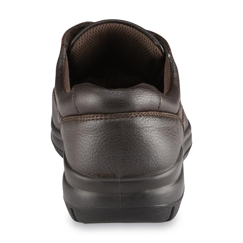 Wonderlite Men's Lou Leather Wide Oxford - Brown