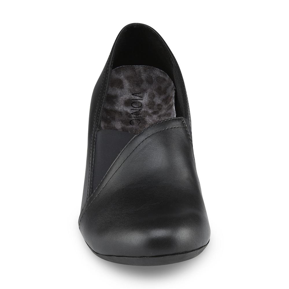 Vionic Women's Sumner Black High-Heel Leather Shoe