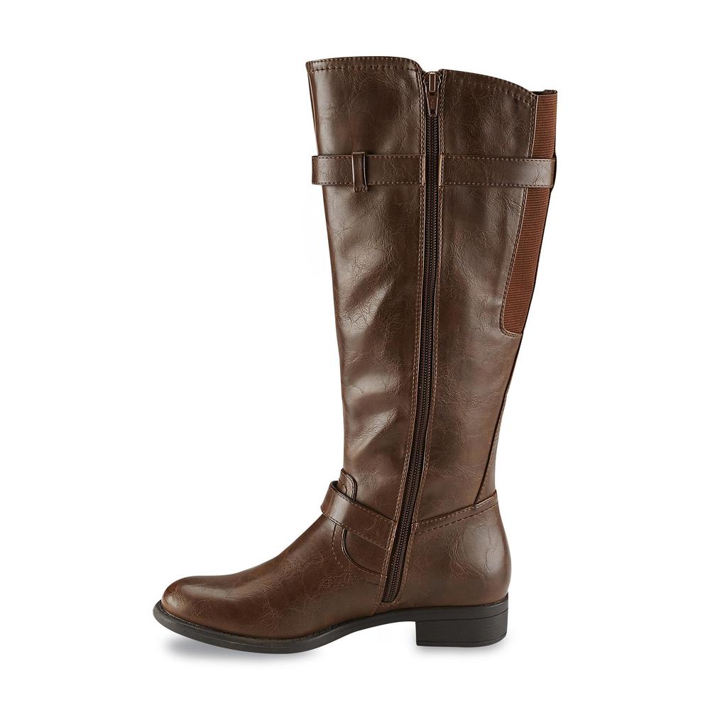 TheraShoe Women's Julia Brown Riding Boot