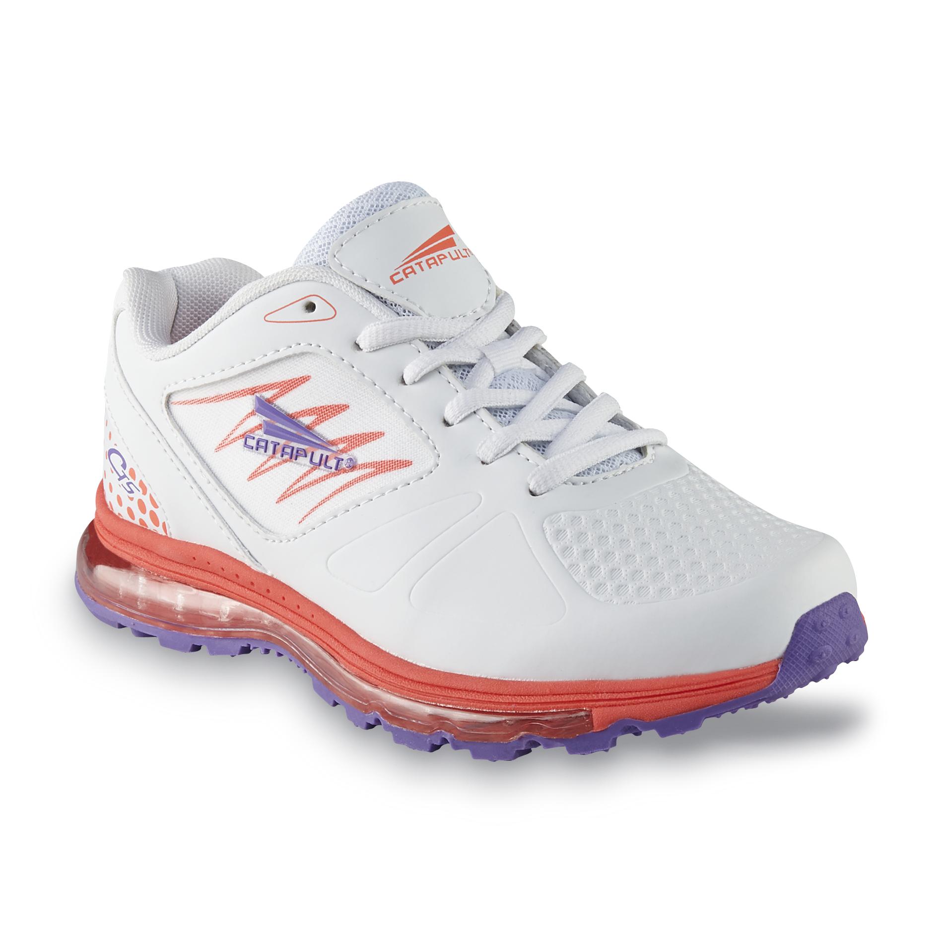 CATAPULT Women's Chase 2 White/Orange/Purple Athletic Shoe