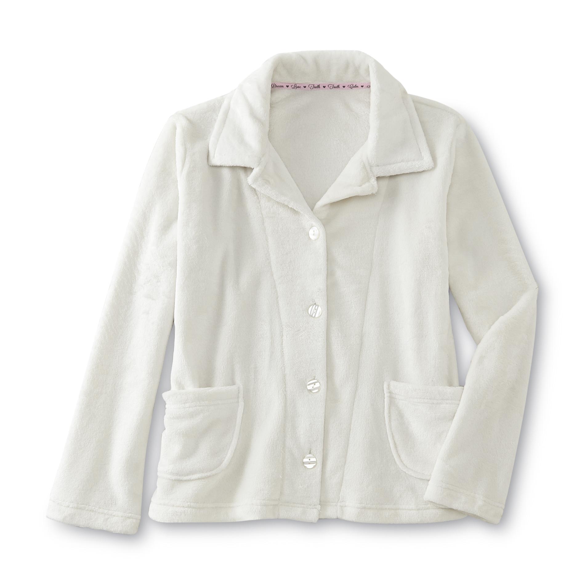 Laura Scott Women's Plush Fleece Bed Jacket