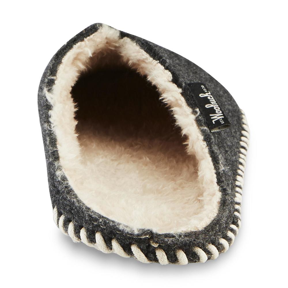 Woolrich Women's Felt Mill Scuff Slipper - Charcoal