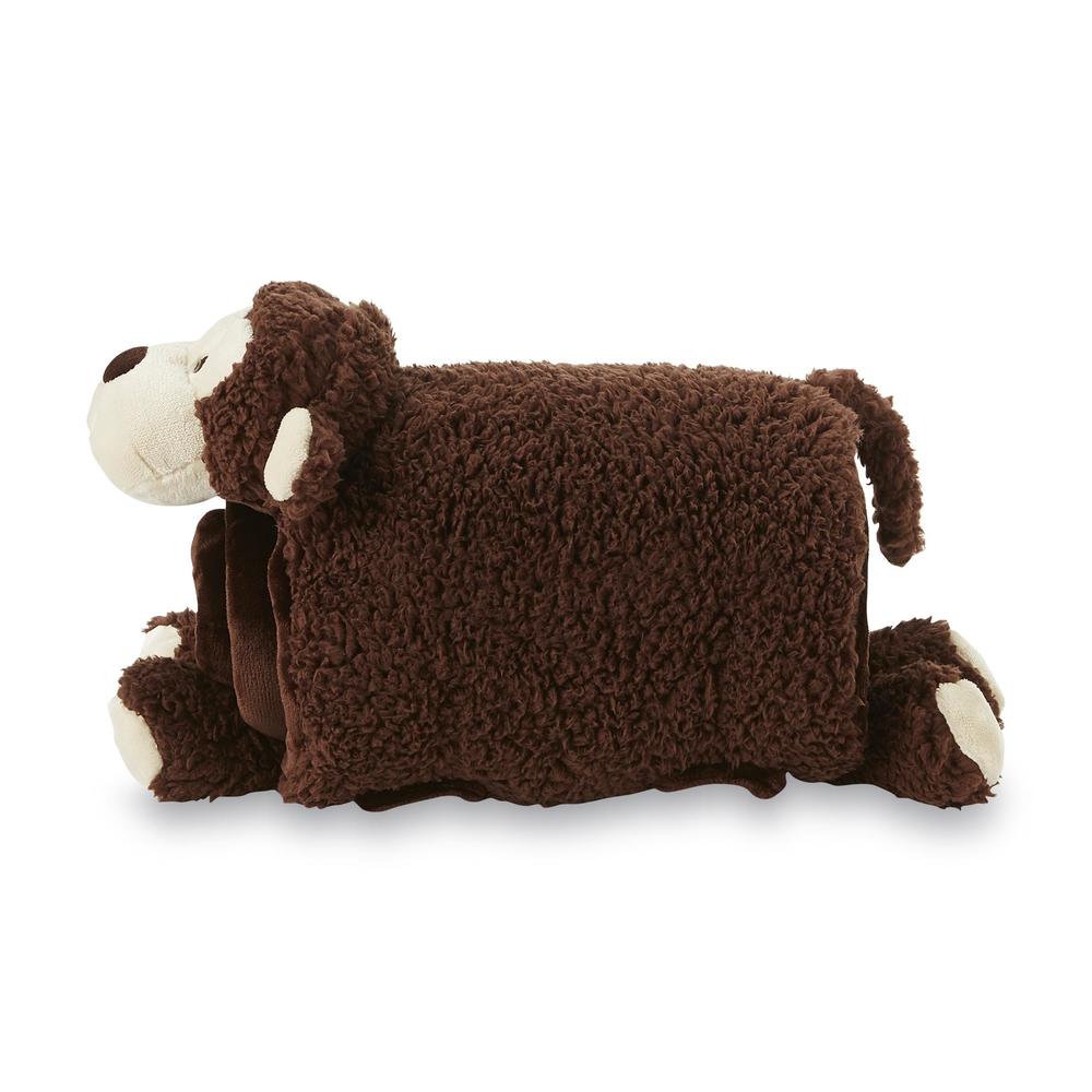 Cuddle Friends Blanket & Pillow - Monkey