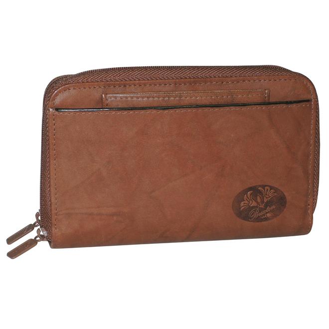 Buxton Womens Heiress Leather Indexer Wallet