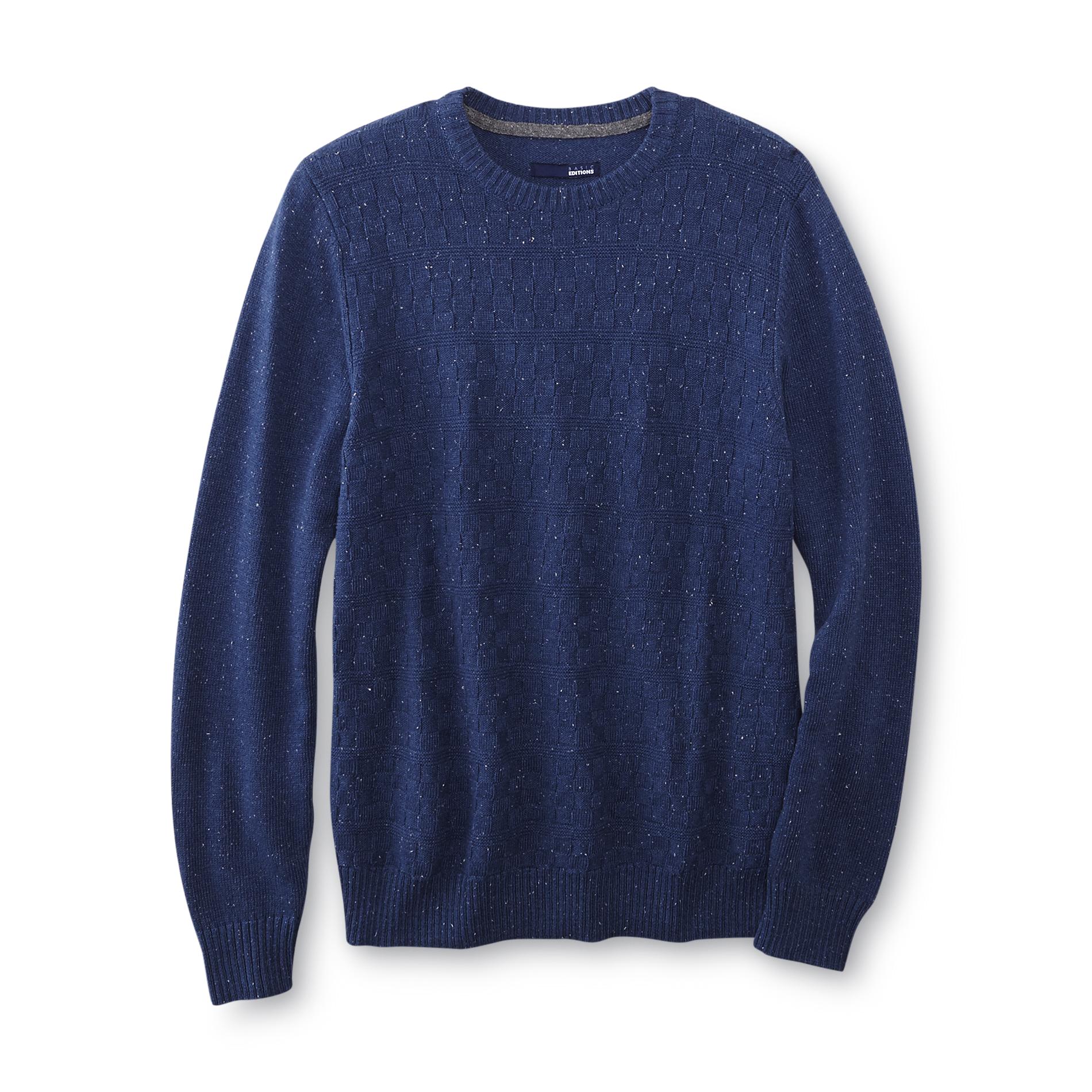 Basic Editions Men's Crew Neck Sweater