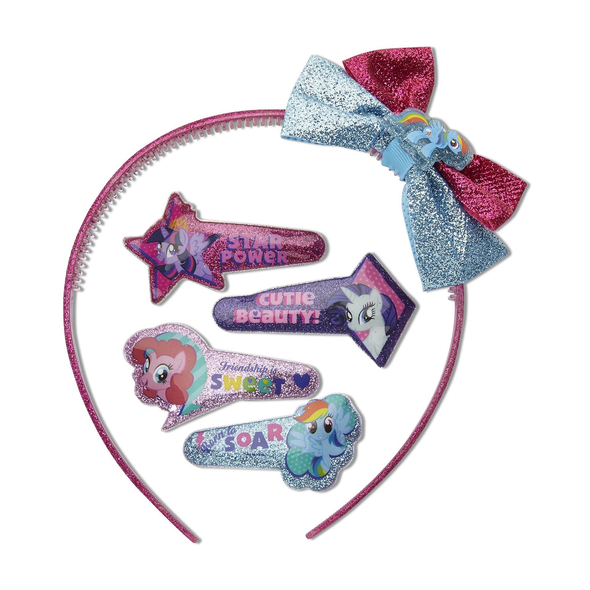 My Little Pony Girl's 5-Piece Hair Accessory Set & Case