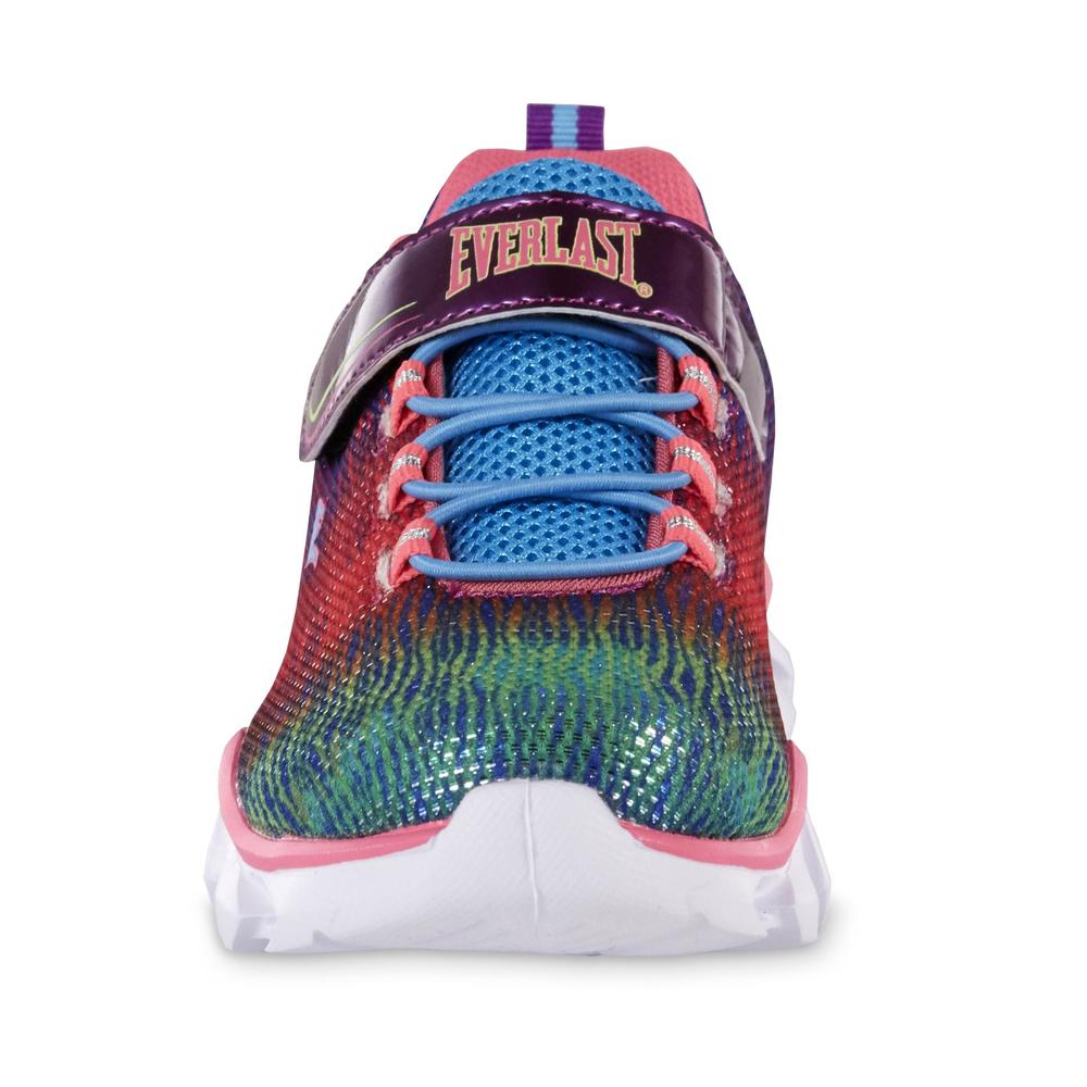 Everlast® Girls' Swizzle Lights Light-Up Athletic Shoe - Pink Multi