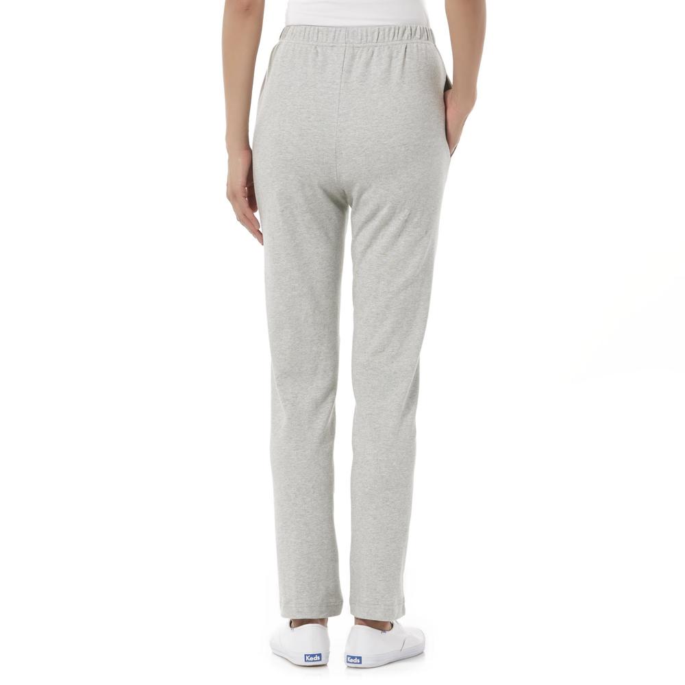 Basic Editions Women's Knit Pants