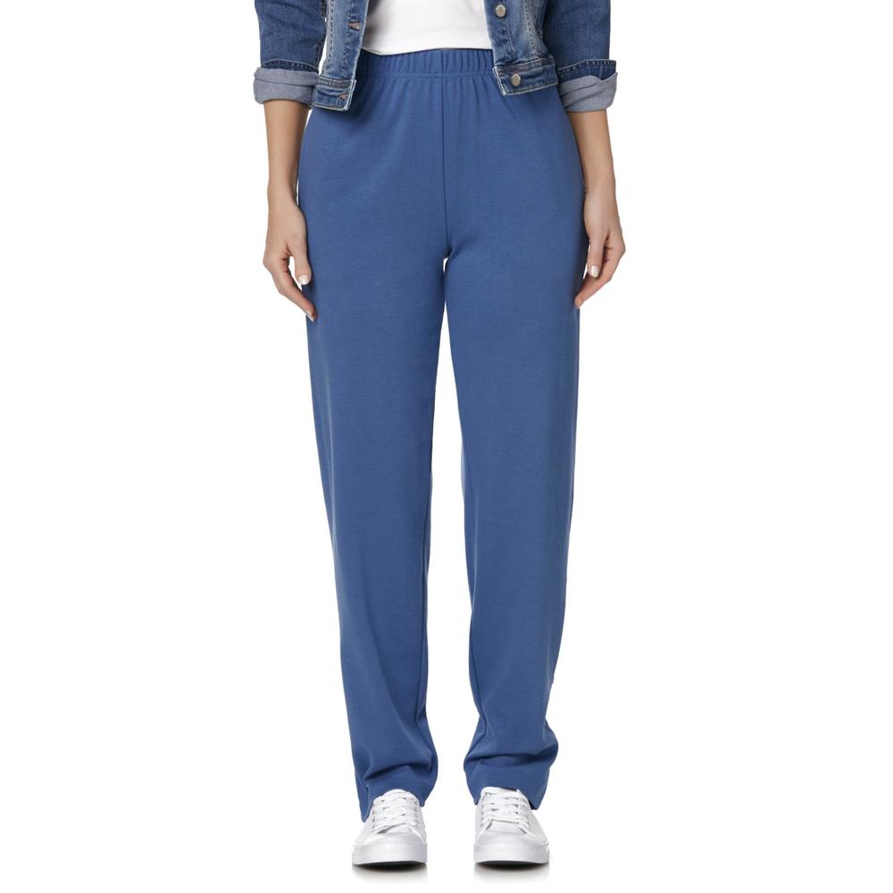 Basic Editions Women's Knit Pants