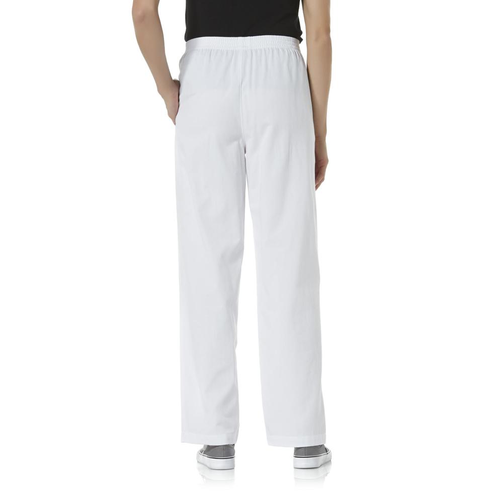 Basic Editions Women's Twill Pants