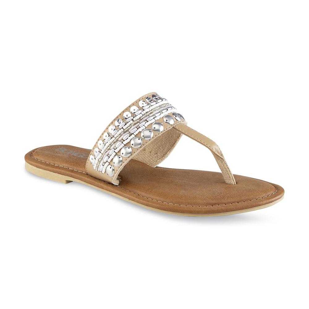 Bongo Women's Bora Tan Embellished Sandal