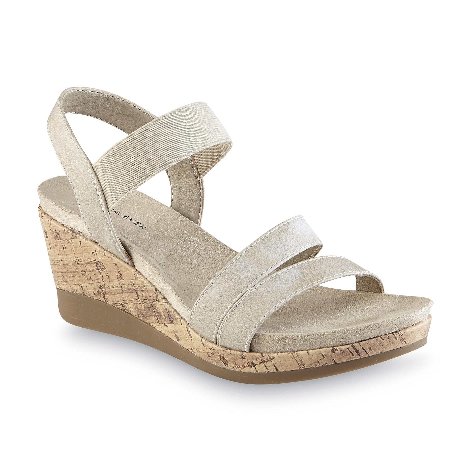 Wear Ever Women's Gari Natural Wedge Sandal