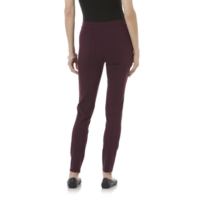 Basic Editions Womens Ponte Knit Pants