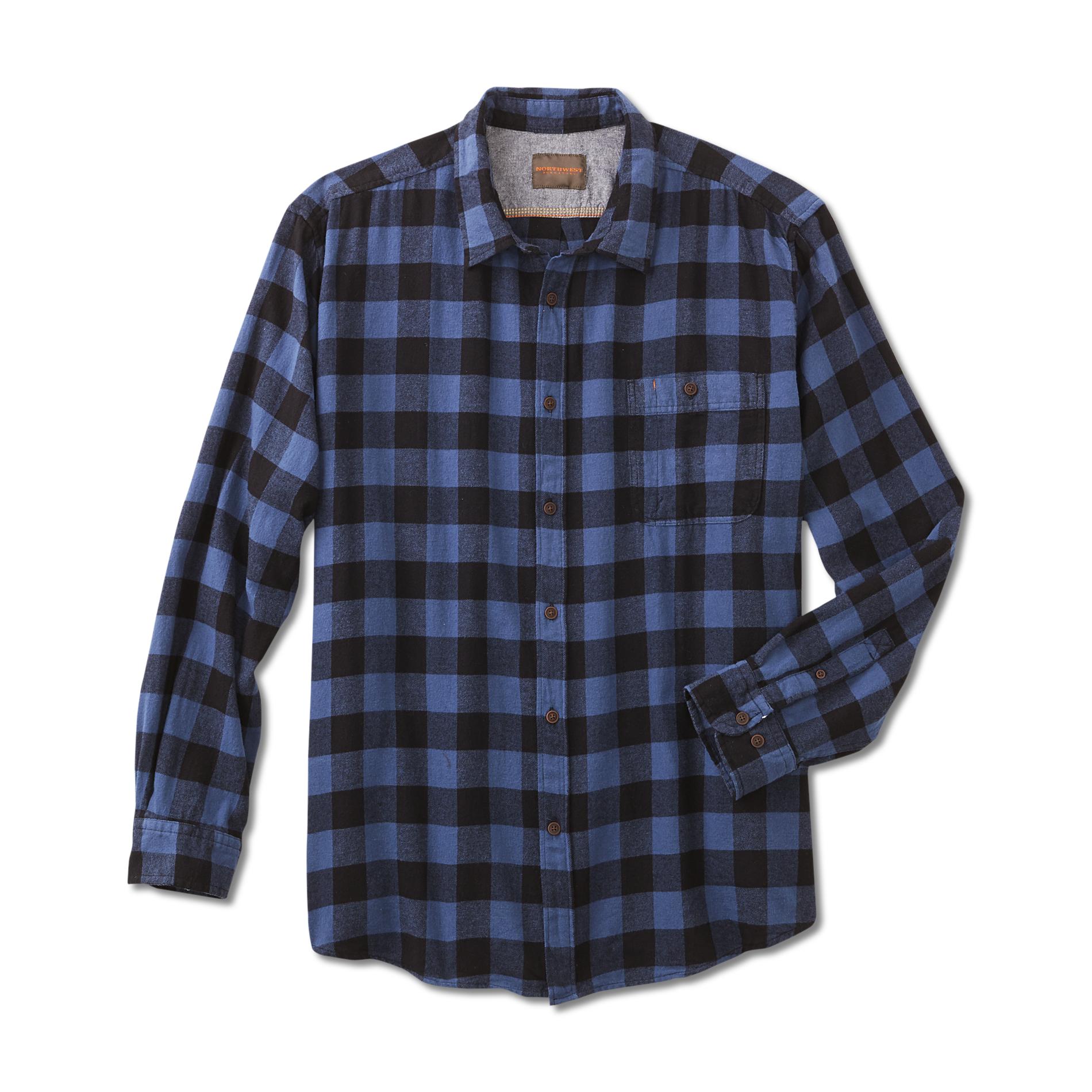 Men's Big & Tall Flannel Shirt - Buffalo Check