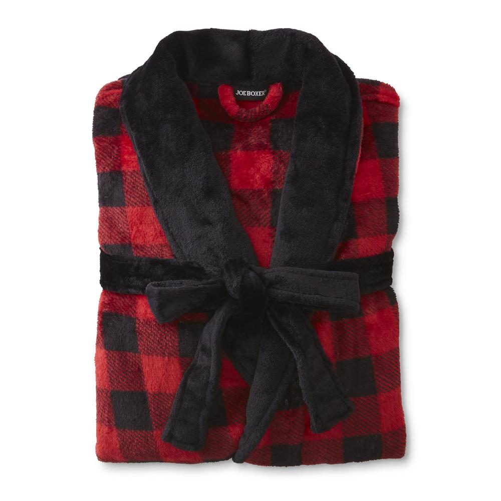 Joe Boxer Men's Fleece Robe - Plaid