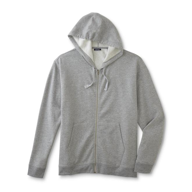 Basic Editions Men's Big & Tall Fleece Hoodie Jacket