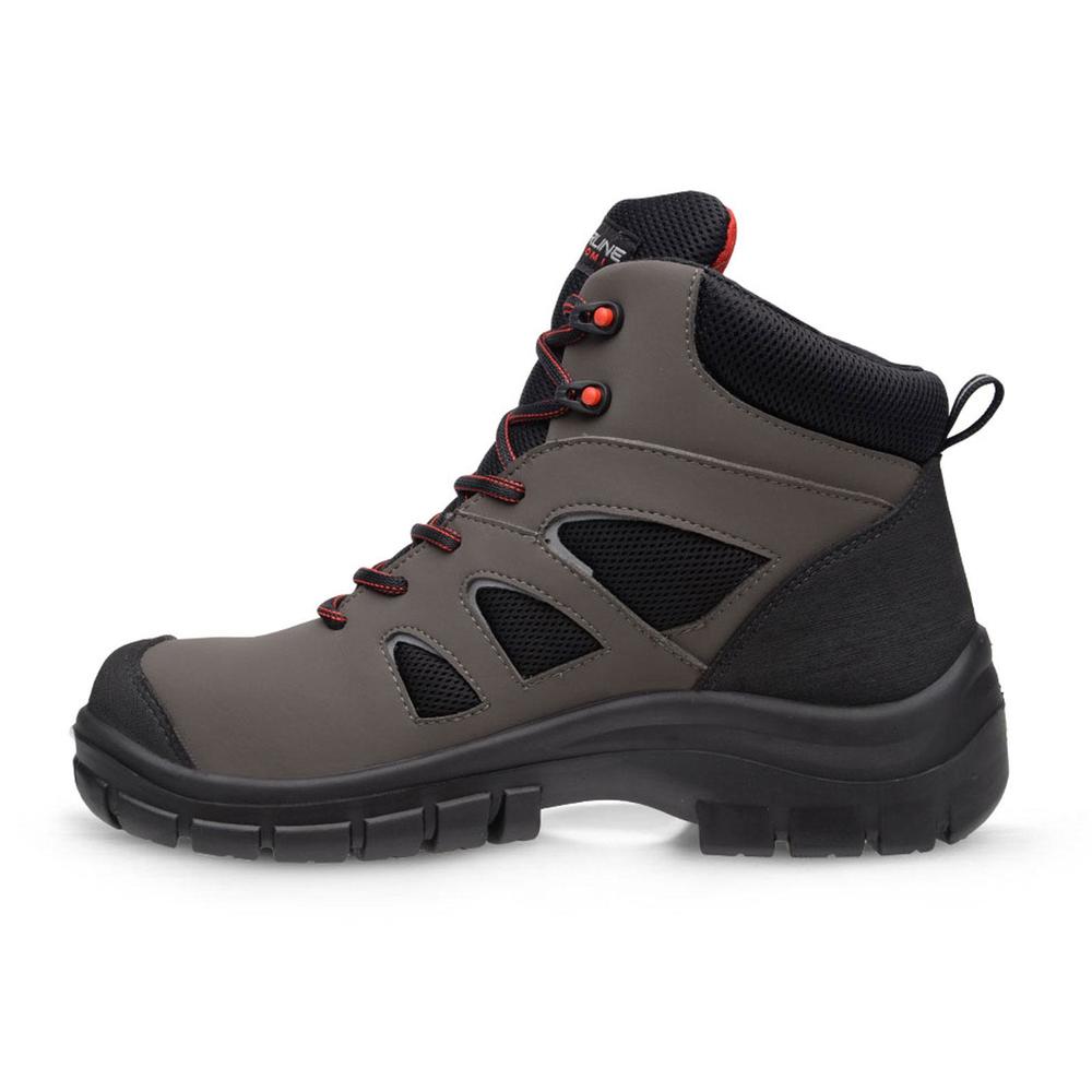 Riverline Ergonomic Men's Noland 6" Composite Toe Grey Workboot - Wide ...