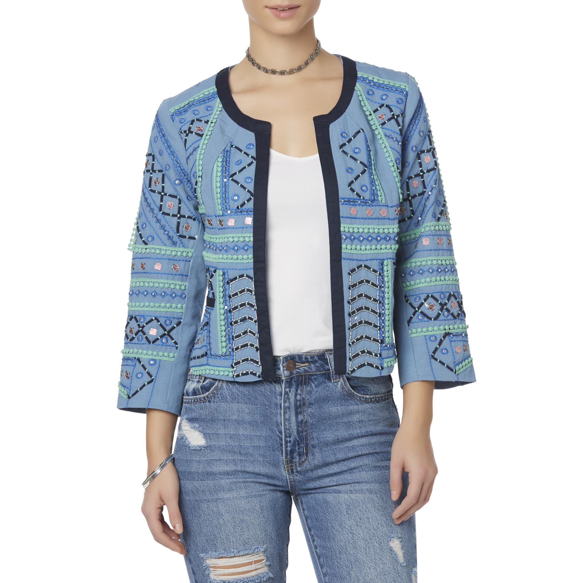 Simply Styled Women's Embroidered Jacket