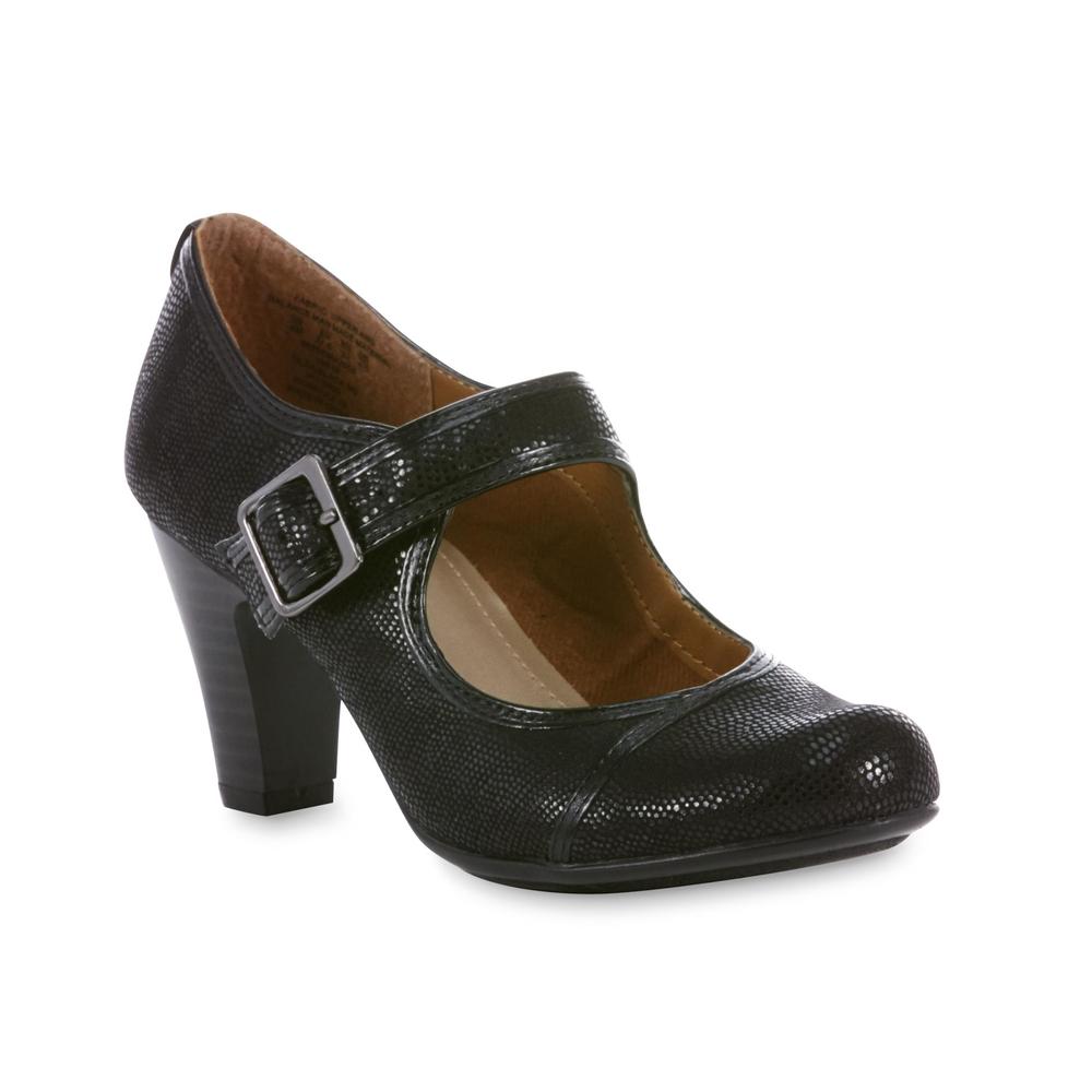 Women's Tilda Black Mary Jane Pump - Wide Width Available