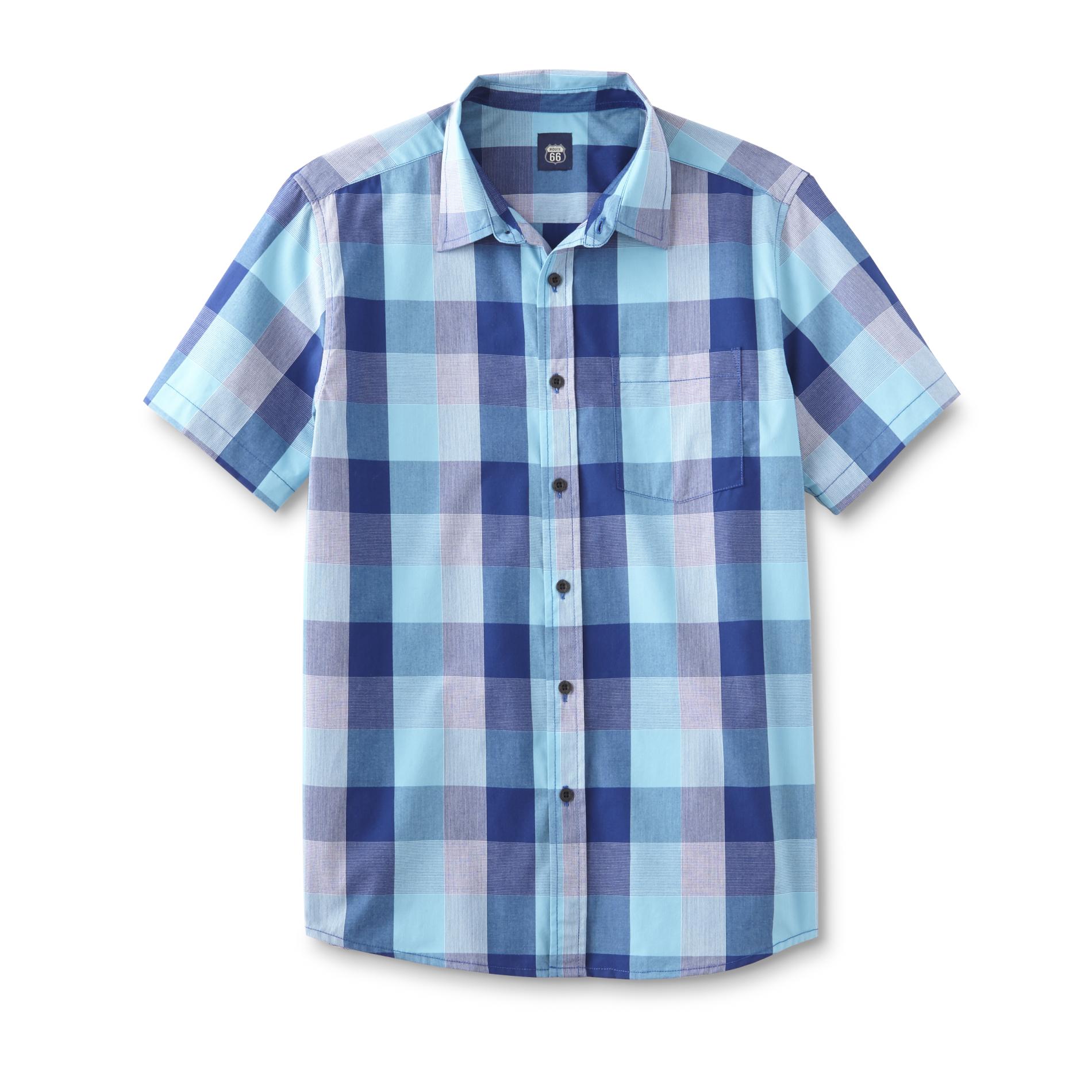 Route 66 Men's Short-Sleeve Shirt - Plaid
