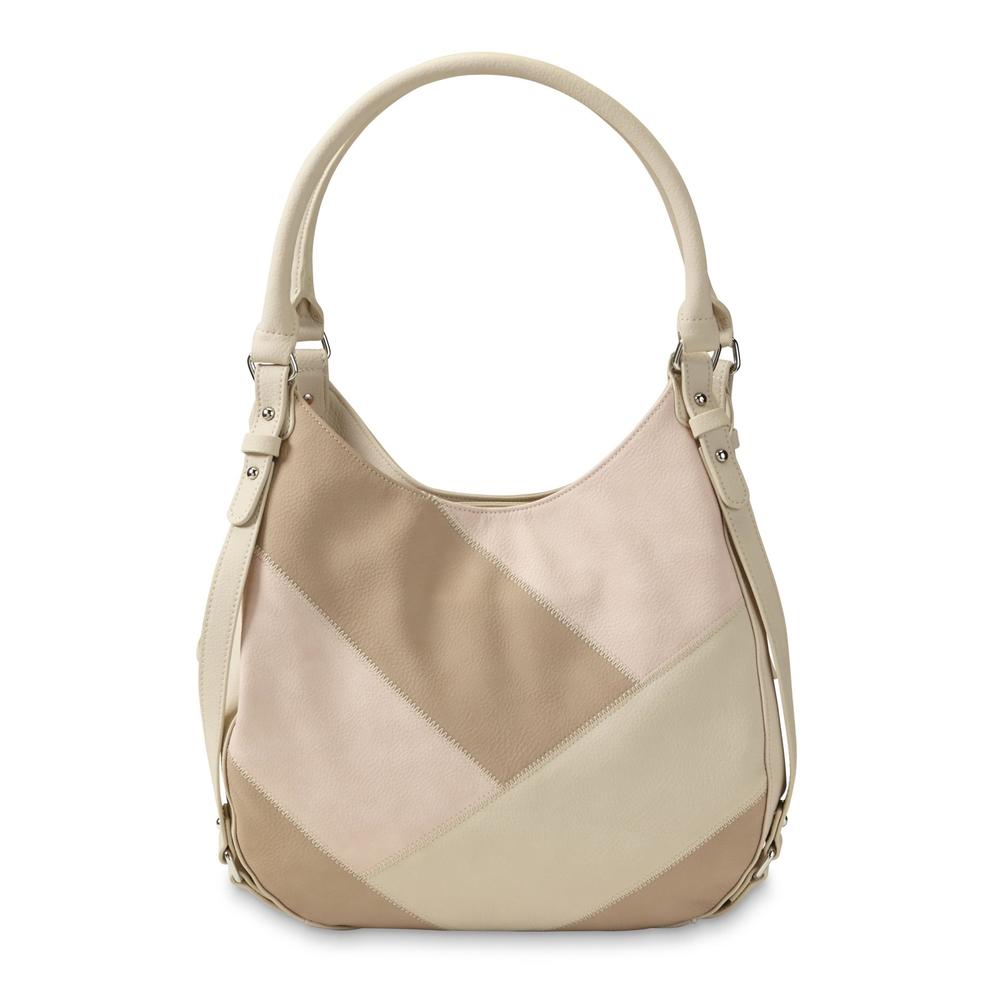 Laura Scott Women's Hobo Handbag - Colorblock