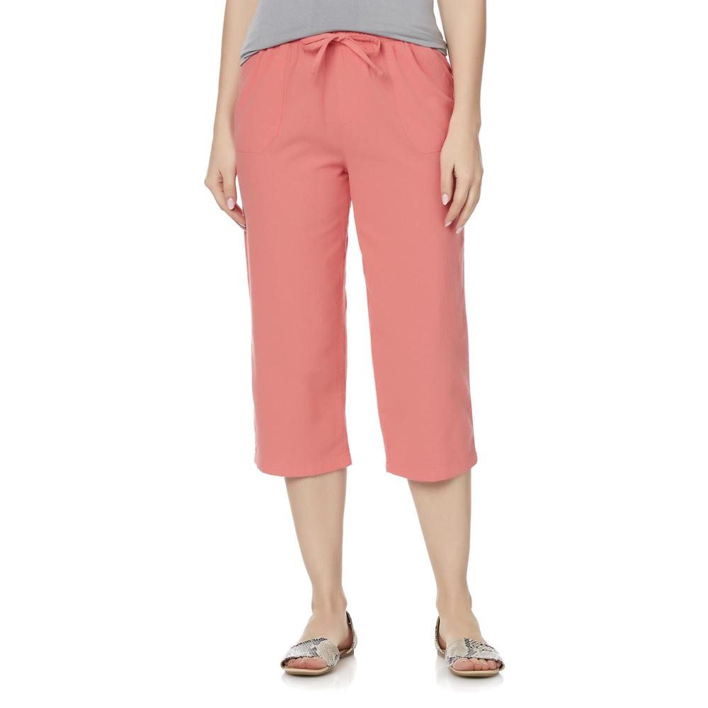Basic Editions Women's Capri Pants