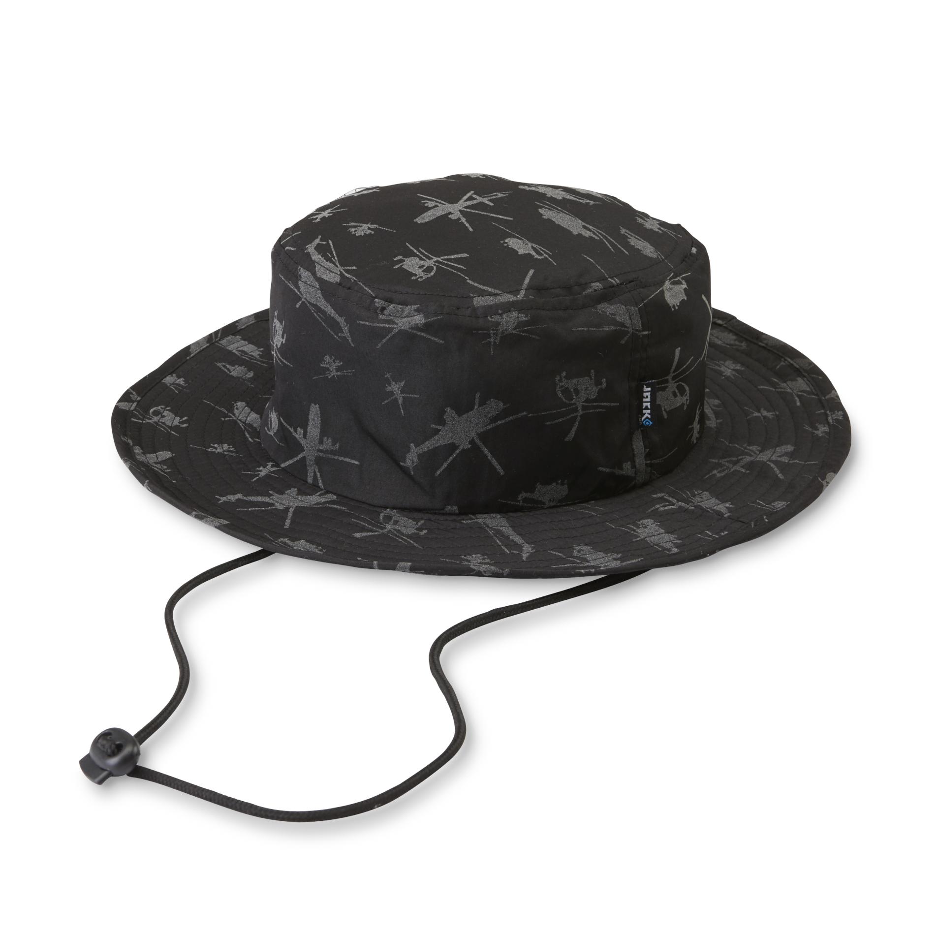 UPC 692399714226 - Men's Black Helicopter Print Boonie Hat | upcitemdb.com