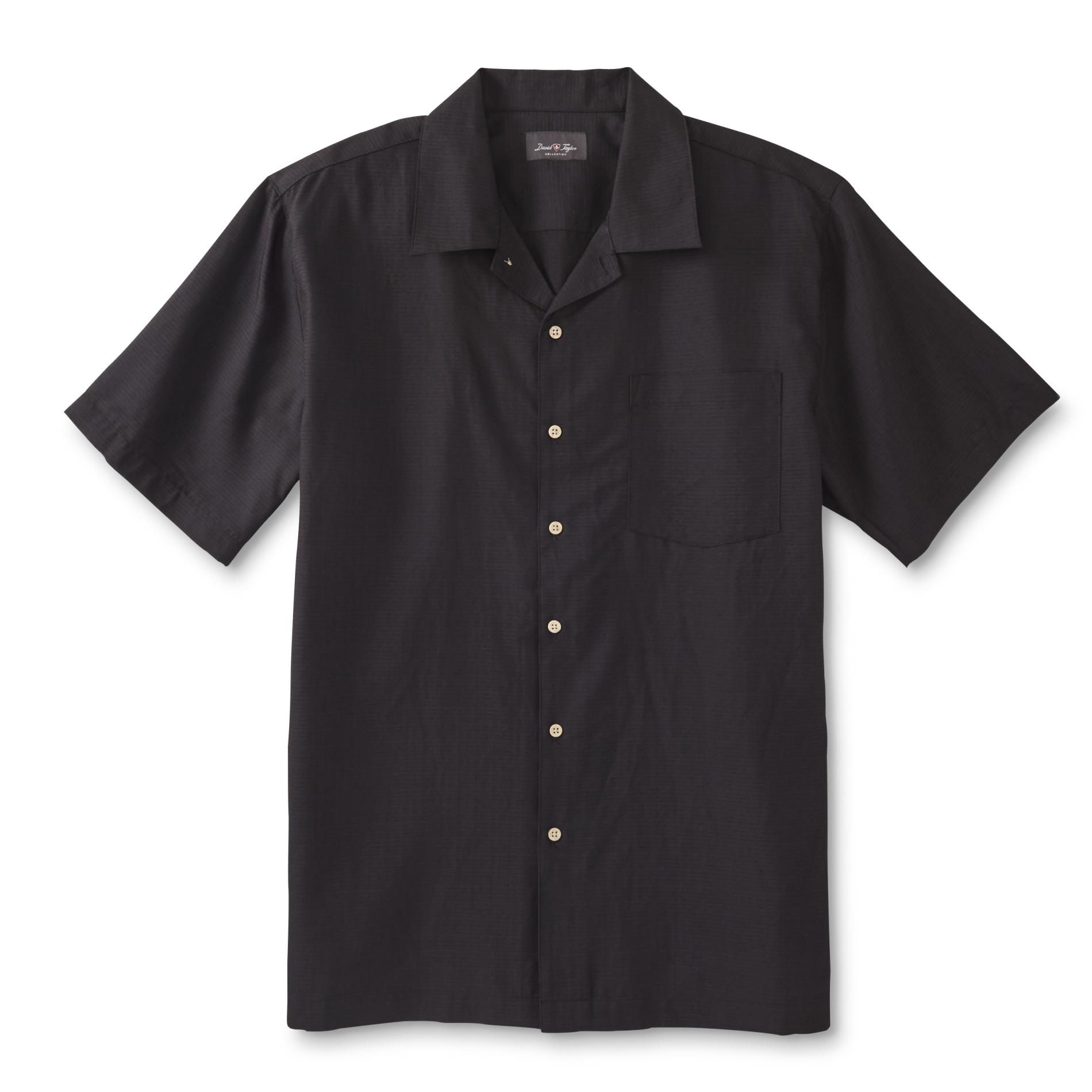 David Taylor Collection Men's Button-Front Shirt
